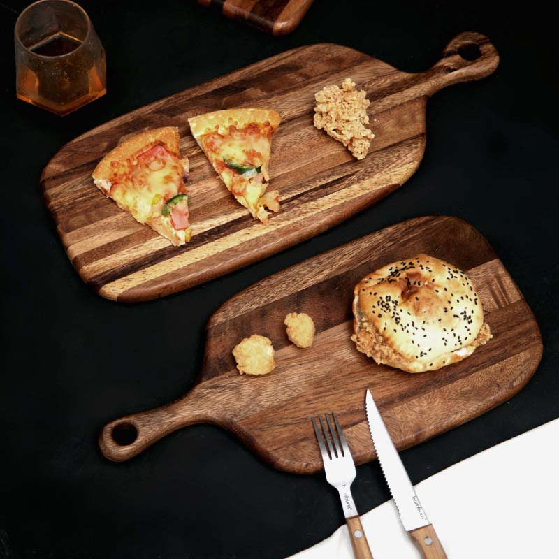Wooden Dinner Food Plate Organic Dry Fruit Tray- Yantai Landy Wooden ...