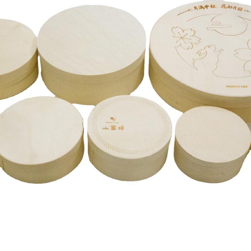 Bakery Sushi Gift Boxes Custom Takeaway Food Packaging Wooden Cake Box ...
