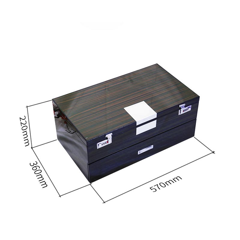 Double Layer Wooden Factory Luxury Handmade Wooden Boxes Wine Gift Box ...