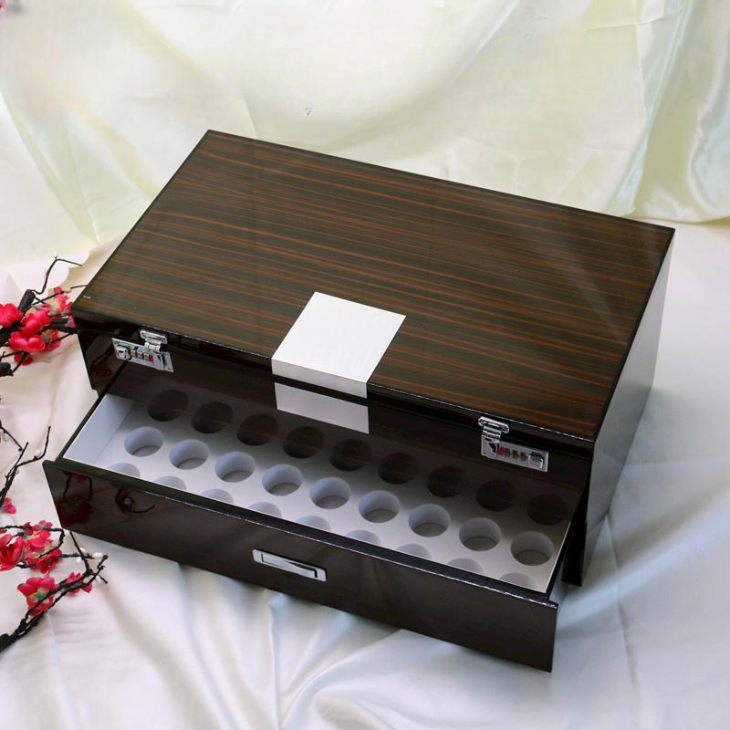 Double Layer Wooden Factory Luxury Handmade Wooden Boxes Wine Gift Box ...