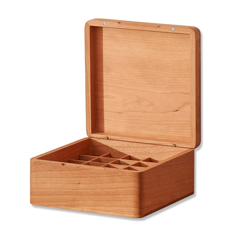 Aromatic Haven: Premium Wooden Essential Oil Box For Serenity And Well ...